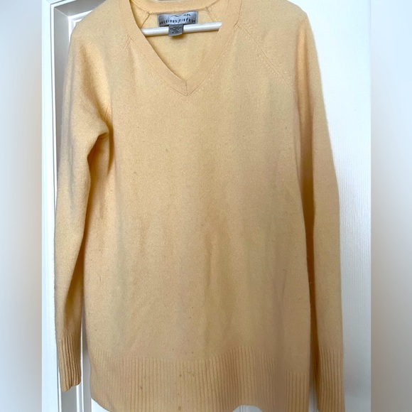 Sweaters | 10 Cashmere Light Lemon Sweater | Poshmark